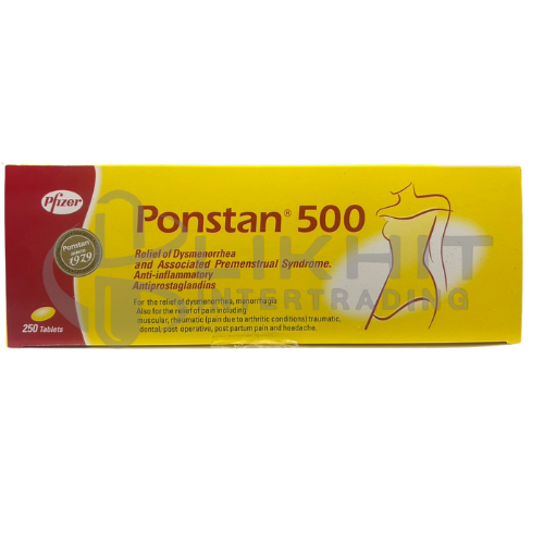 PONSTAN 500MG 25X10'S | Likhit